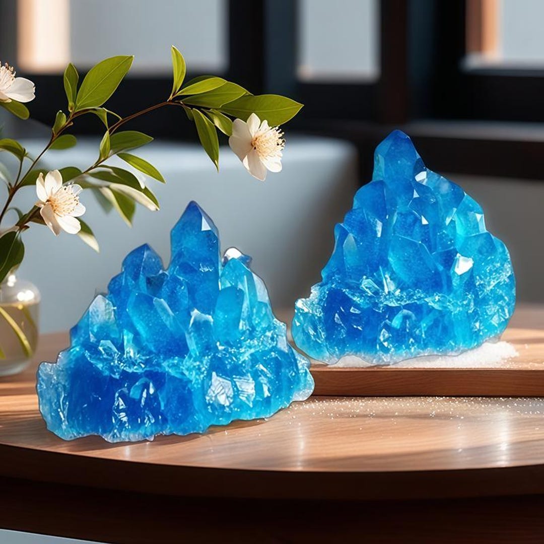 Natural Crystal Silicone Mold-crystal Cluster Resin Mold-crystal Quartz ...