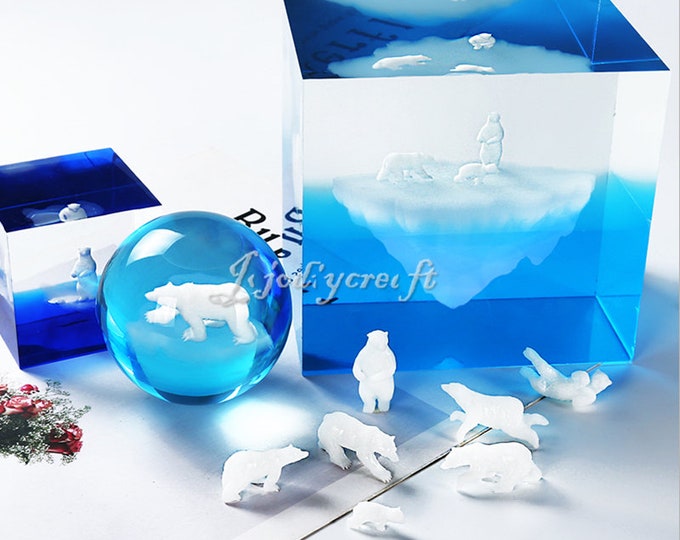 3D Polar Bear Filler Model-polar Bear Model for Silicone Mold-polar ...
