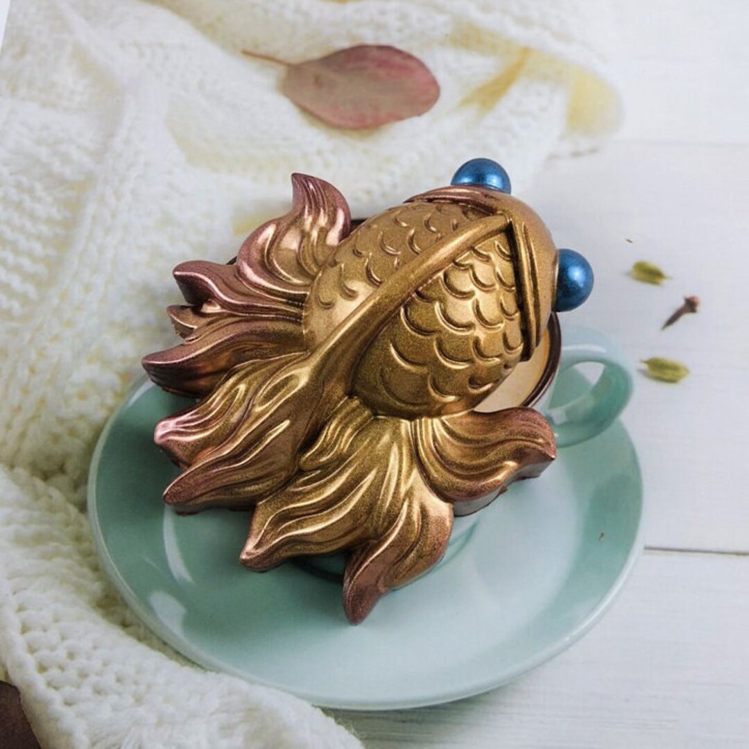 3D Goldfish Silicone Mold-lucky Gold Fish Resin Mold-cute - Etsy