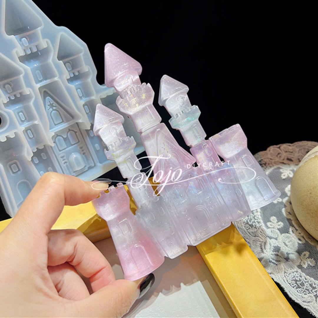 Fairy Castle Silicone Mold-castle Puzzle Resin Mold-princess Castle ...