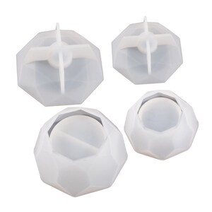 Candy Jar Silicone Mold-octagon Ring Box Mold-cement Plaster Candle ...