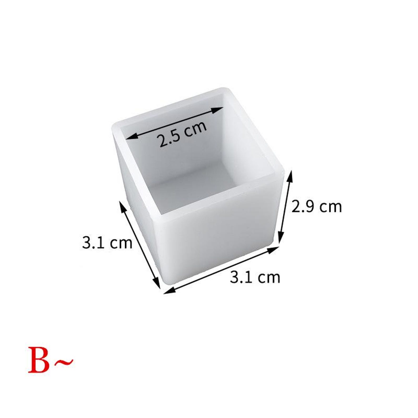 Cube Silicone Mold-cube Resin Mold-square Resin Mold-diy Micro ...