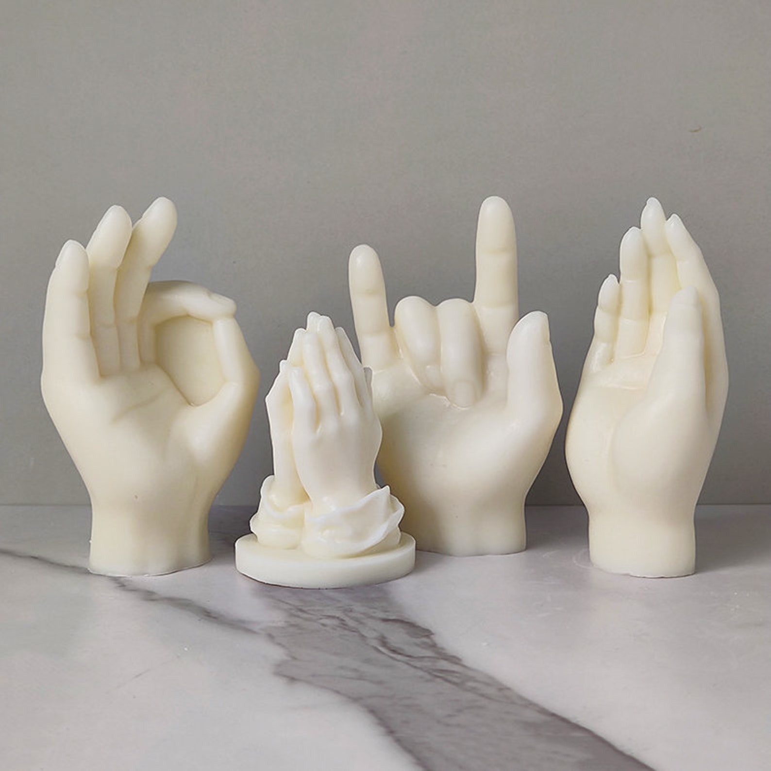 Hand Gesture Candle Mold-middle Finger Candle Mold-funny Candle ...