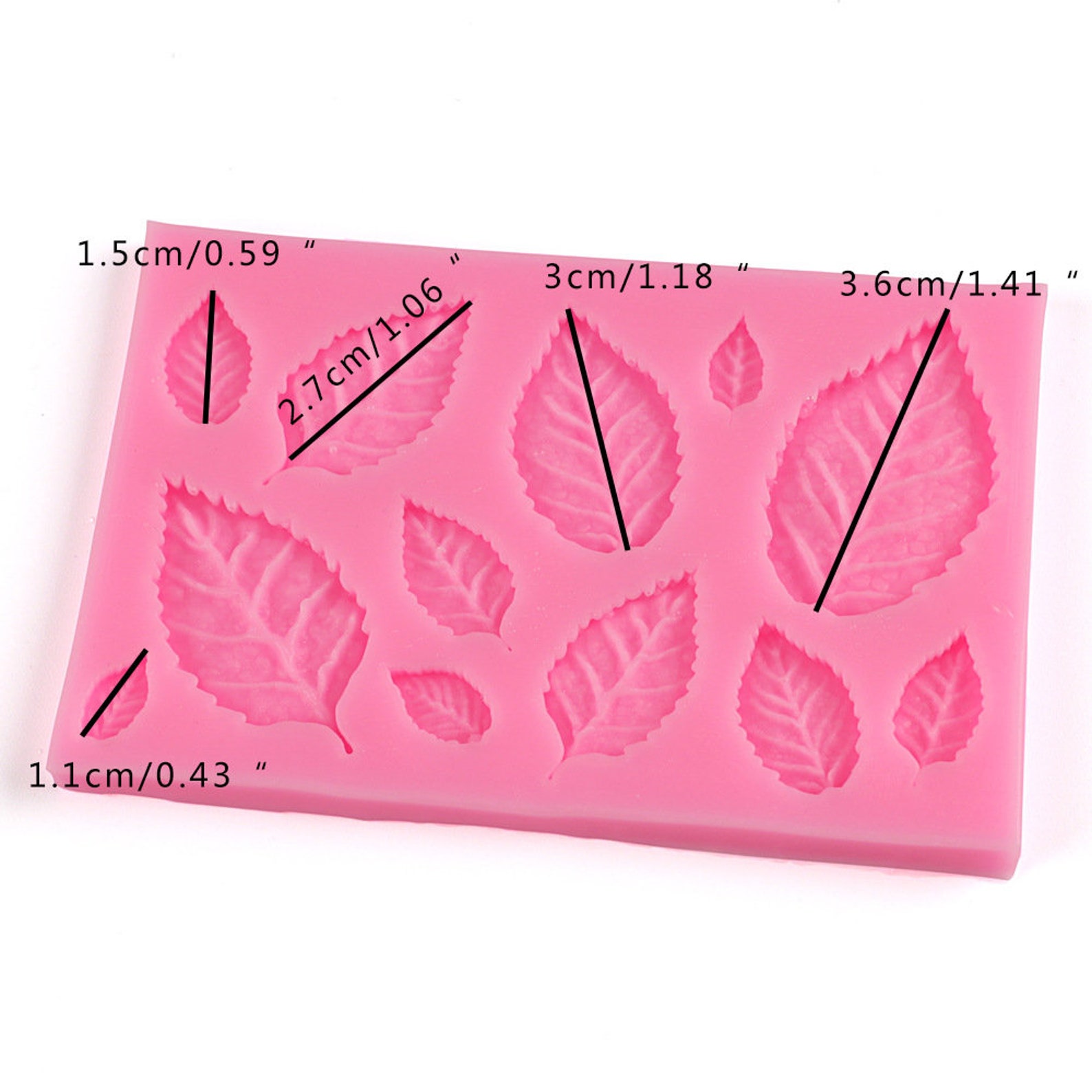Maple Leaf Fondant Mold-leaf Shape Chocolate Cake Decoration Mold-small ...
