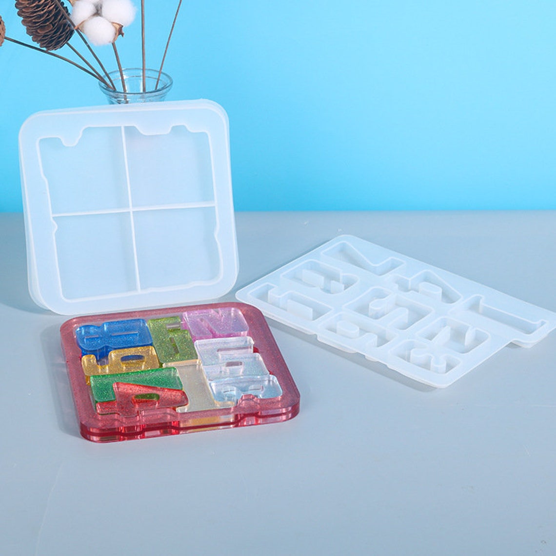 Number Puzzle Game Mold-plane Rubik's Cube Resin - Etsy