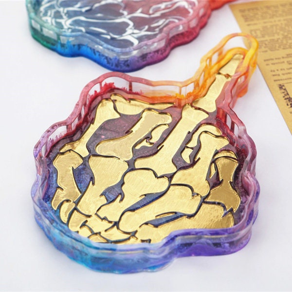 Halloween Skull Shaped Plate Storage Tray Mold-Snake Pattern | Etsy