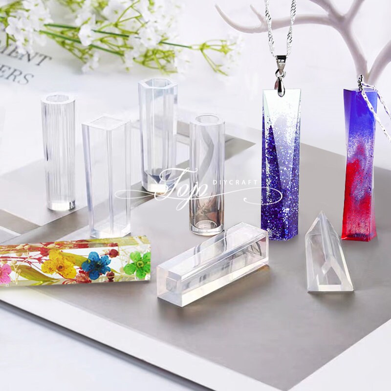 Geometric Strip Pendant Resin Mold-transparent Silicone - Etsy Canada