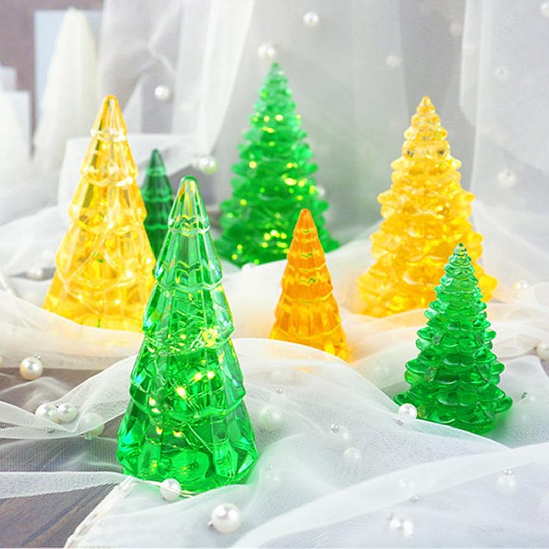 Christmas Tree Silicone Mold-christmas Pine Tree Resin Mold-christmas ...