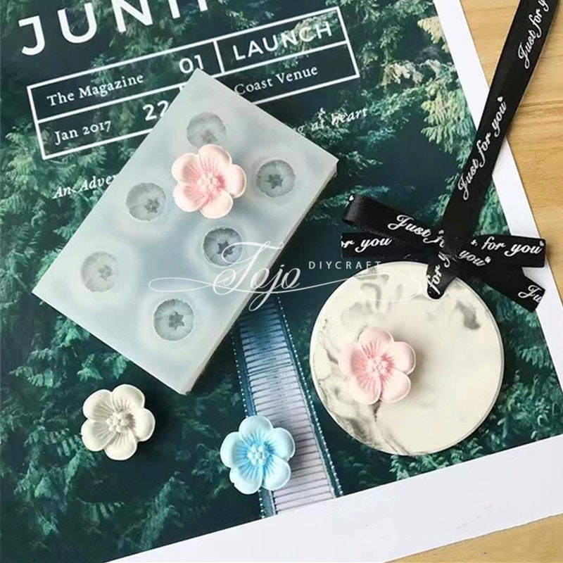 Small Plum Blossom Candle Mold-plum Blossom Flower Resin - Etsy