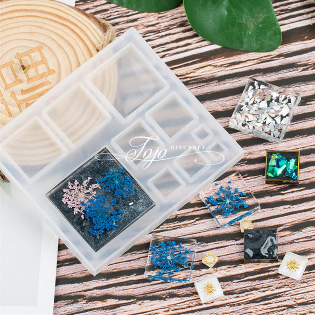 Square Silicone Mold-square Resin Mold-uv Resin Mold-jewelry Making ...