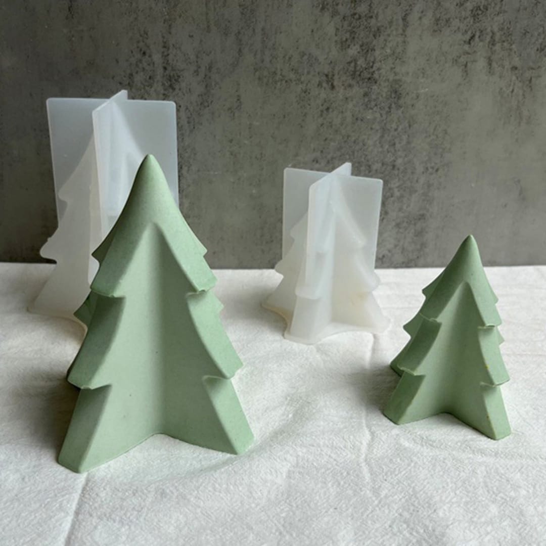 Concrete Cement Christmas Tree Mold-christmas Tree Resin Mold-christmas ...