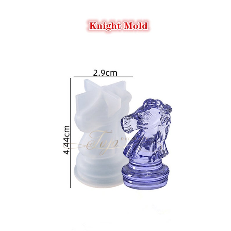 Chess Resin Mold-international Chess Mold-3d Chess Pieces - Etsy