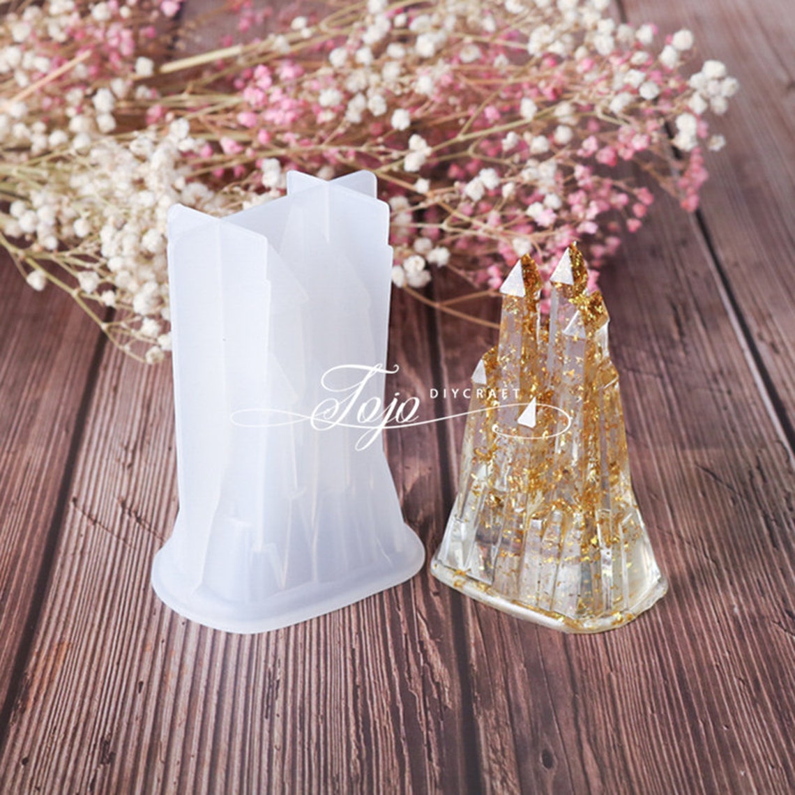 Castle Silicone Mold-3d Castle Resin Mold-princess Castle - Etsy
