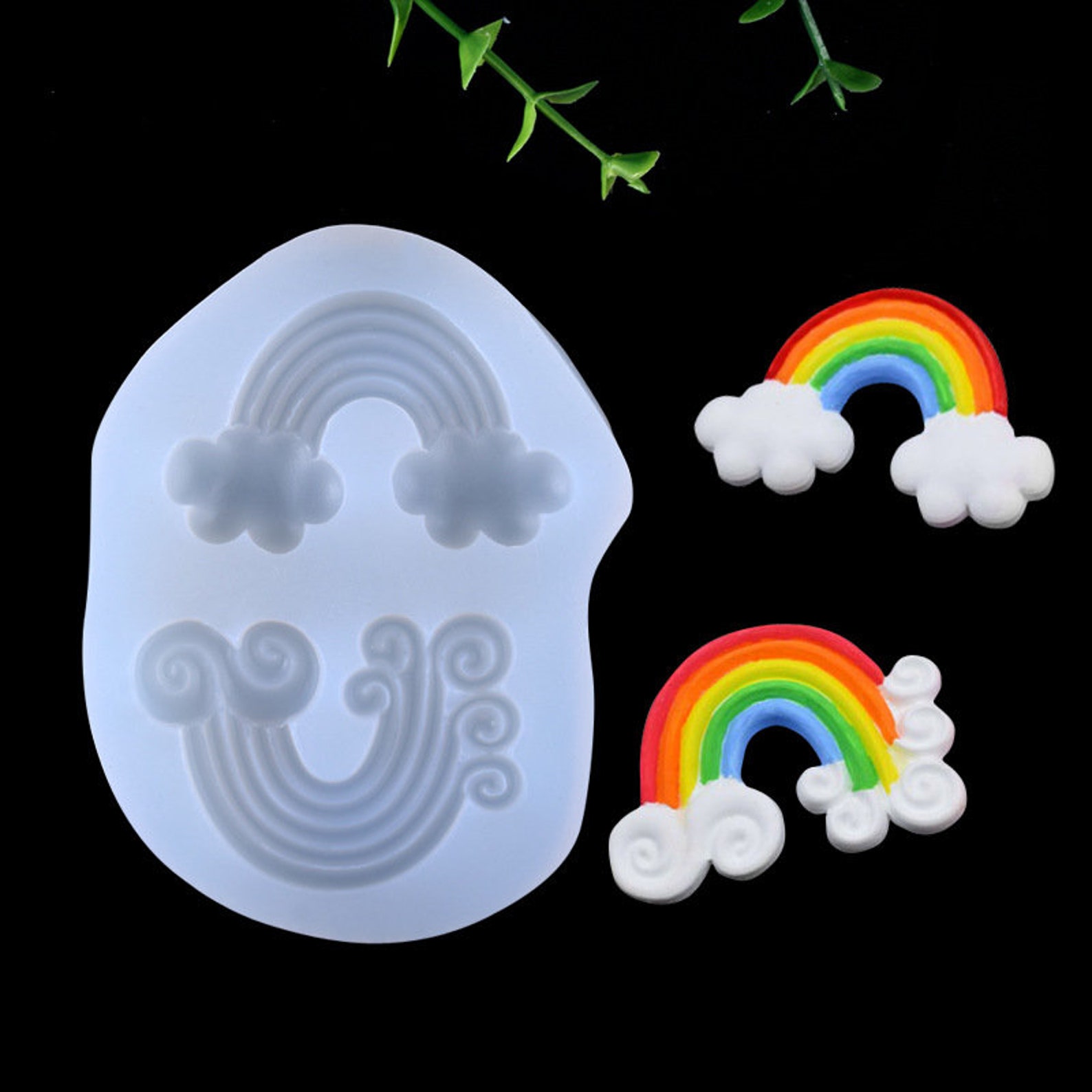 Rainbow Cloud Mold-cloud Resin Mold-cloud Silicone Mold-cloud - Etsy