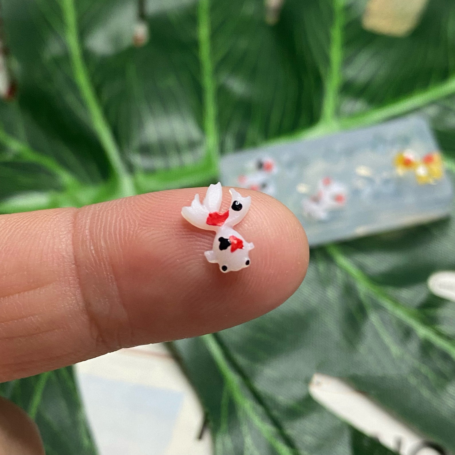 Cute Goldfish Silicone Mold-miniature Goldfish Resin Mold-animal Fish ...