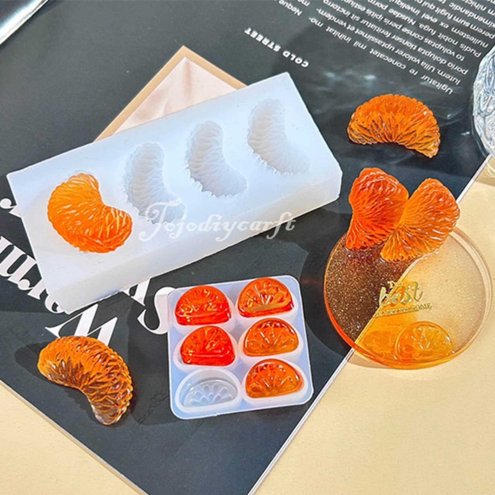Fruit Orange Silicone Mold-orange Resin Mold-tangerine - Etsy