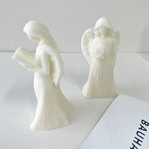 Angel Girl Silicone Mold-bouquet Angel Candle Mold-goddess Candle Mold ...