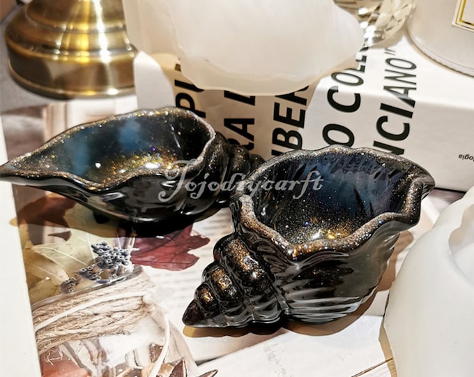 Large Conch Flower Pot Mold Conch Shell Resin Mold-conch Storage Box ...