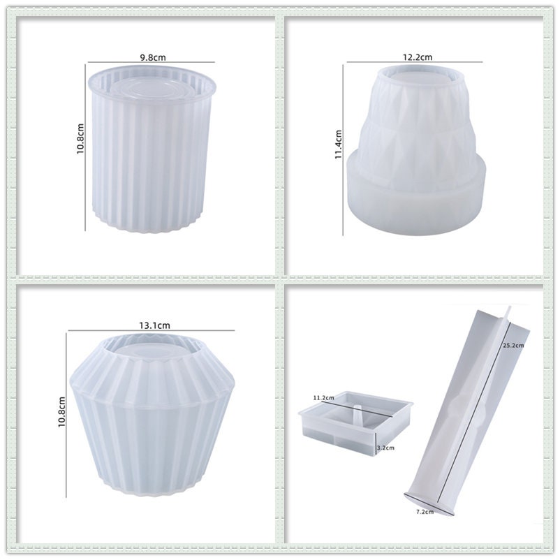 Fashion Table Lamp Silicone Mold-table Lamp Resin Mold-lampshade Mold ...