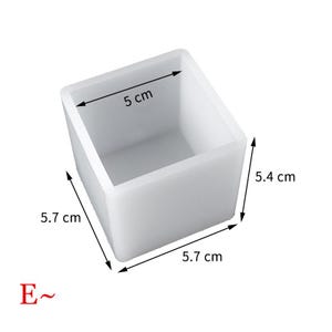 Cube Silicone Mold-cube Resin Mold-square Resin Mold-diy Micro ...