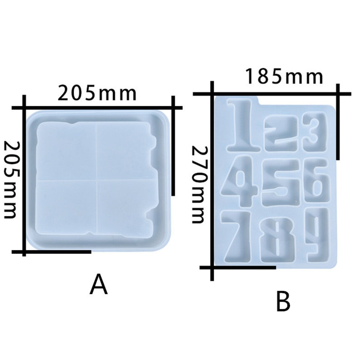 Number Puzzle Game Mold-plane Rubik's Cube Resin - Etsy