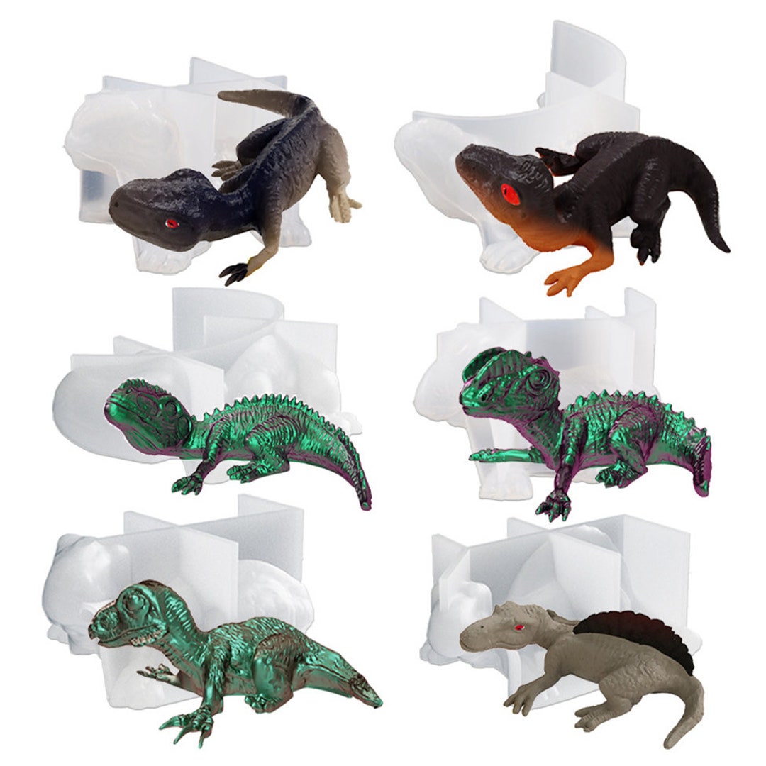 3D Dinosaur Silicone Mold-animal Dinosaur Mold-dinosaur Baby Resin Mold ...