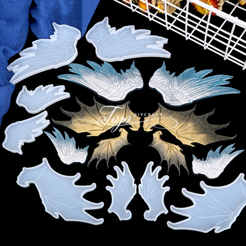 Angel Demon Wings Resin Mold-wing Silicone Mold-wing Headgear | Etsy