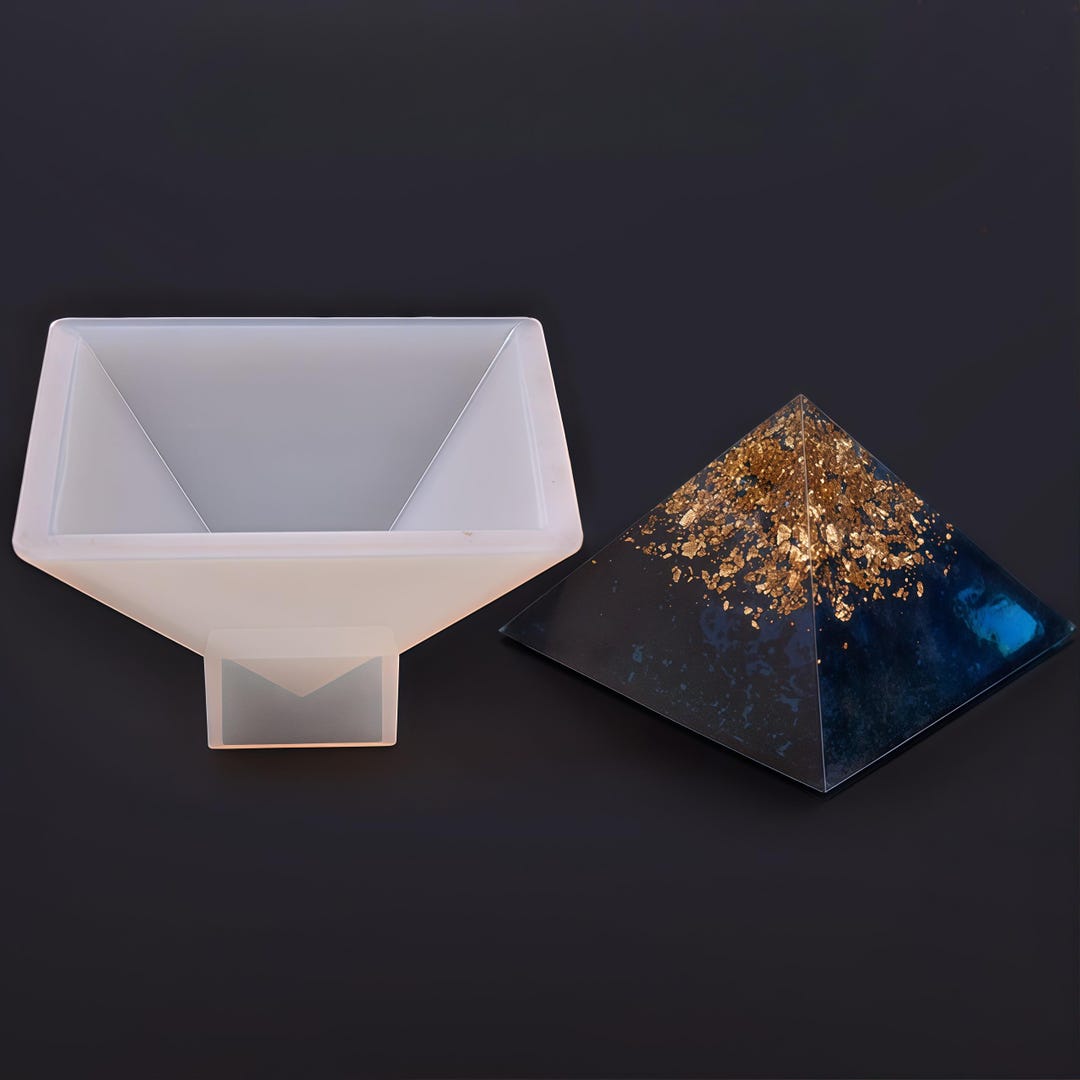 Pyramid Resin Silicone Mold-large Orgonite Pyramid Mold-geometric ...