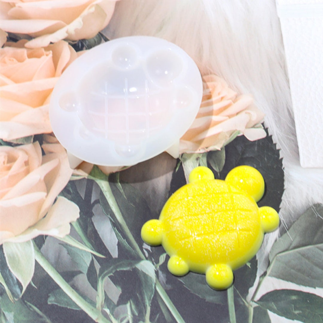 Cute Turtle Silicone Mold-cartoon Turtle Resin Mold-sea Turtle Keychain ...