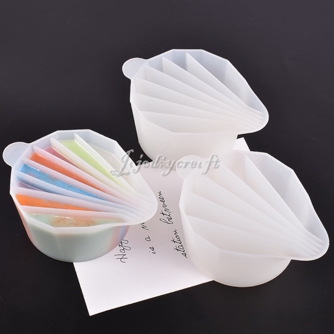 Silicone Mixing Cups-reusable Silicone Dispensing Cup-color Mixing Cup ...