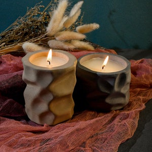 Irregular Candle Jar Silicone Mold-shaped Trinket Box Resin Mold ...