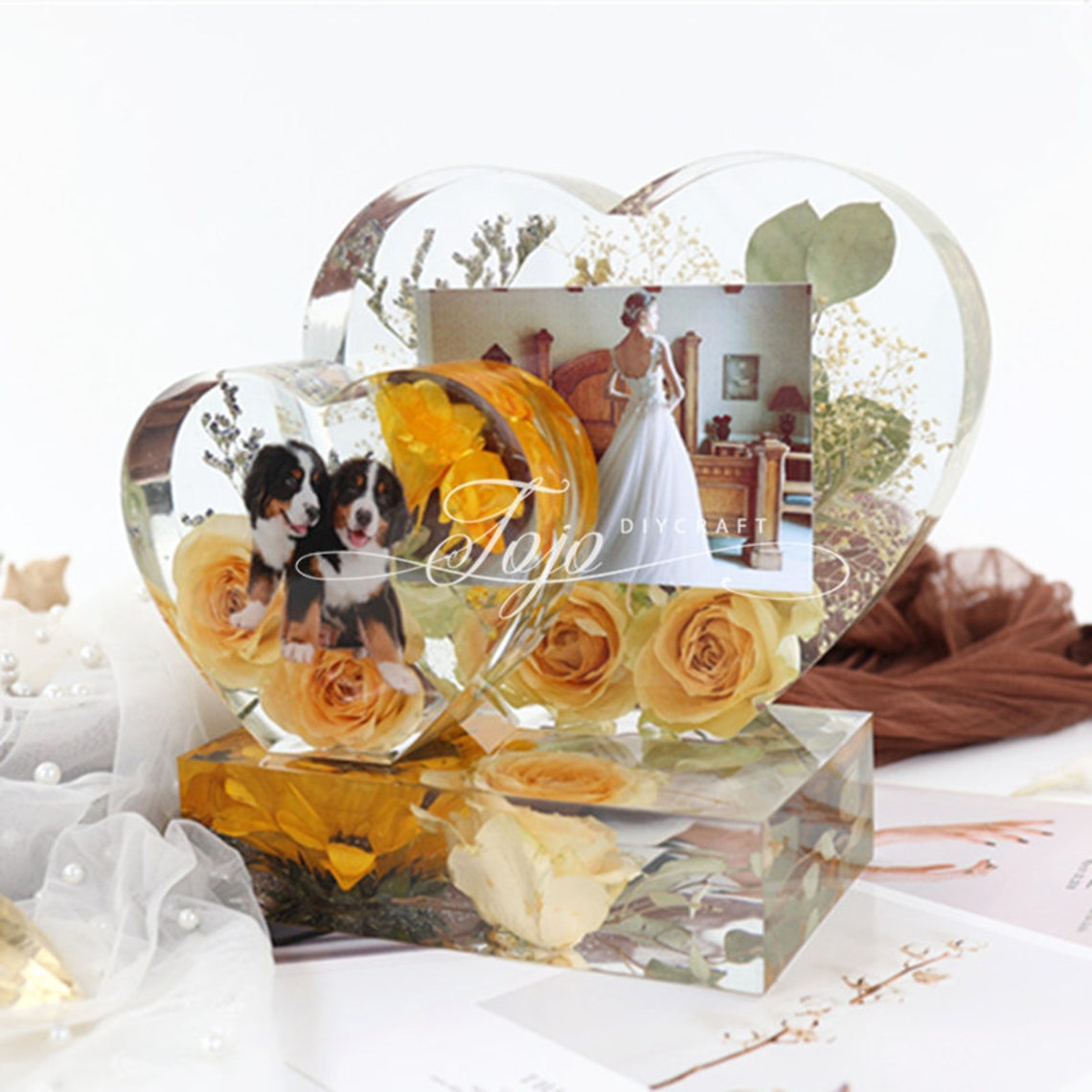 Love Heart Photo Frame Mold-large Geometric Resin Mold-heart | Etsy