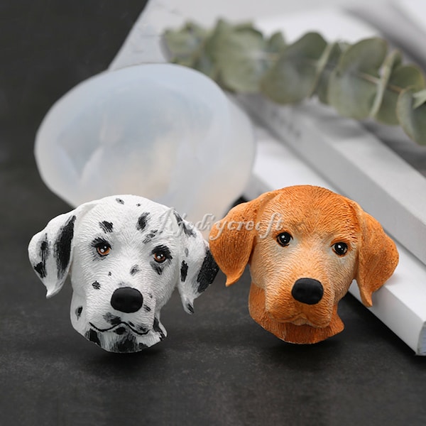 Plaster Dog - Etsy