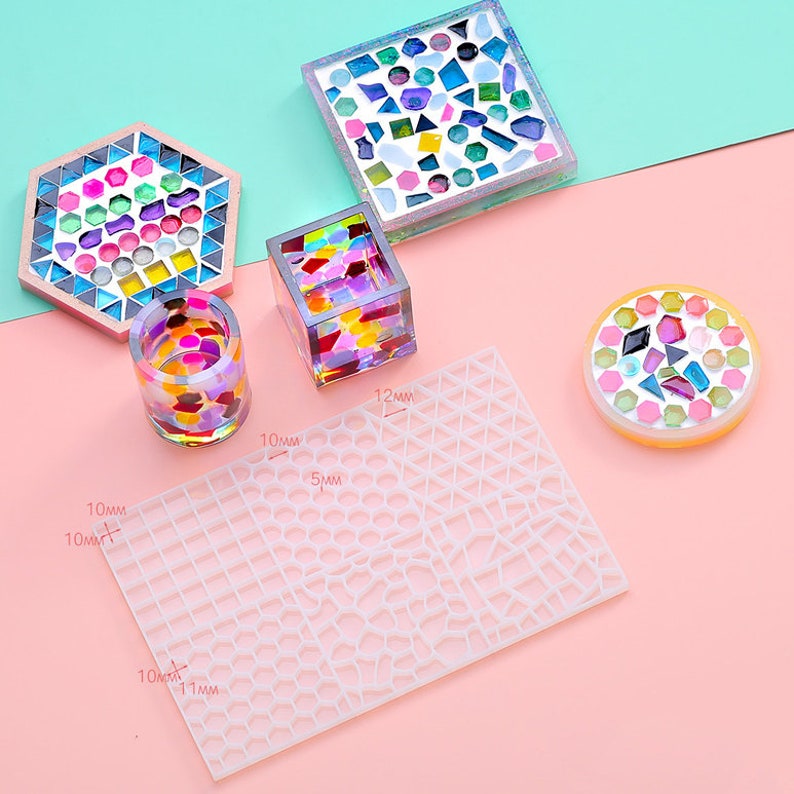 Irregular Mosaic Tile Silicone Mold-mosaic Tiles Resin - Etsy