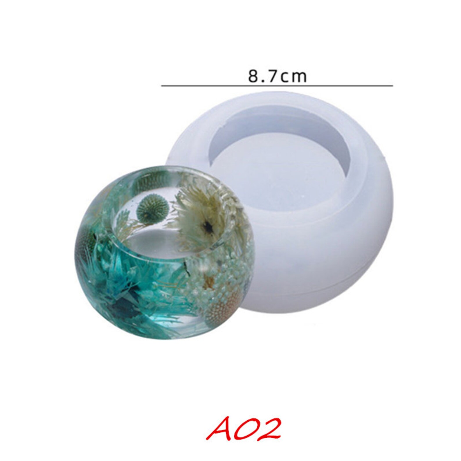 Round Bowl Silicone Mold-bowl Resin Mold-concrete Candle - Etsy
