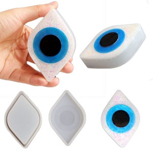 Evil Eye Box Silicone Mold-storage Box Resin Mold-triangle Eye Box Mold ...