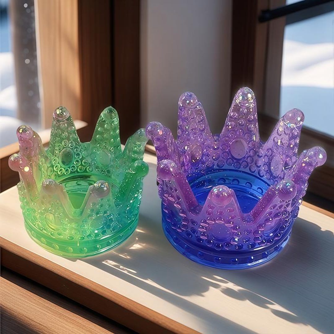 Crown Shaped Box Silicone Mold-crown Ring Holder Resin Mold-crown ...