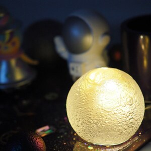 3D Planet Moon Silicone Mold-space Sphere Resin Mold-sphere Concrete ...