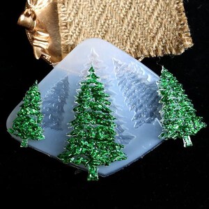 Christmas Tree Silicone Mold-pine Tree Resin Mold-jewelry Pendant ...
