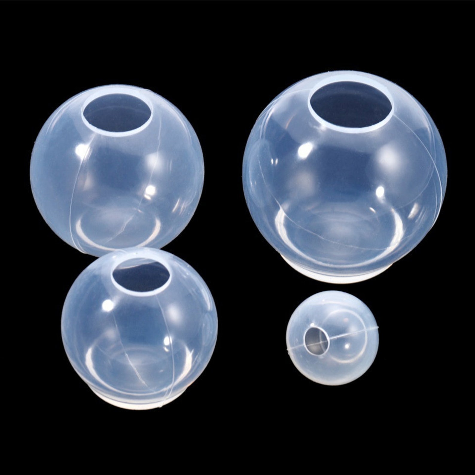 3D Sphere Silicone Mold-large Sphere Resin Mold-crystal Sphere Mold ...