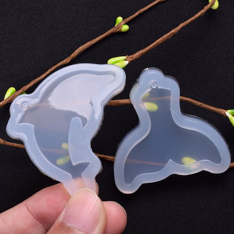Dolphin Silicone Mold-dolphin Pendant Mold-mermaid Tail | Etsy