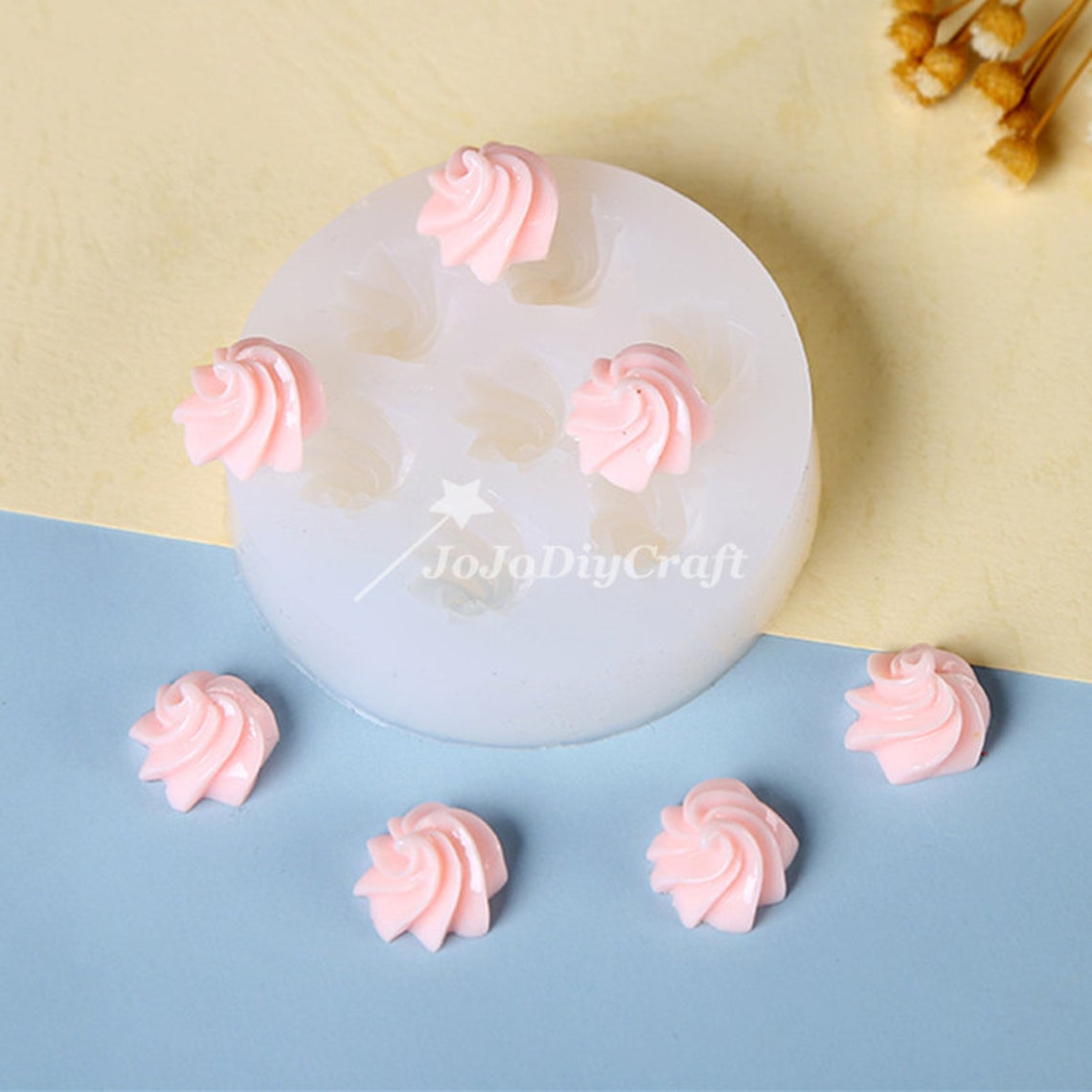 Whipped Cream Fondant Silicone Mold-cream Resin | Etsy