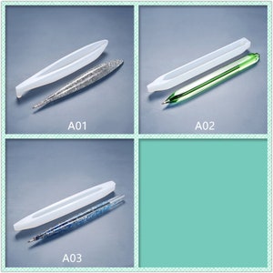 Pen Silicone Mold-ballpoint Pen Resin Mold-writing Ballpoint Pen Mold ...