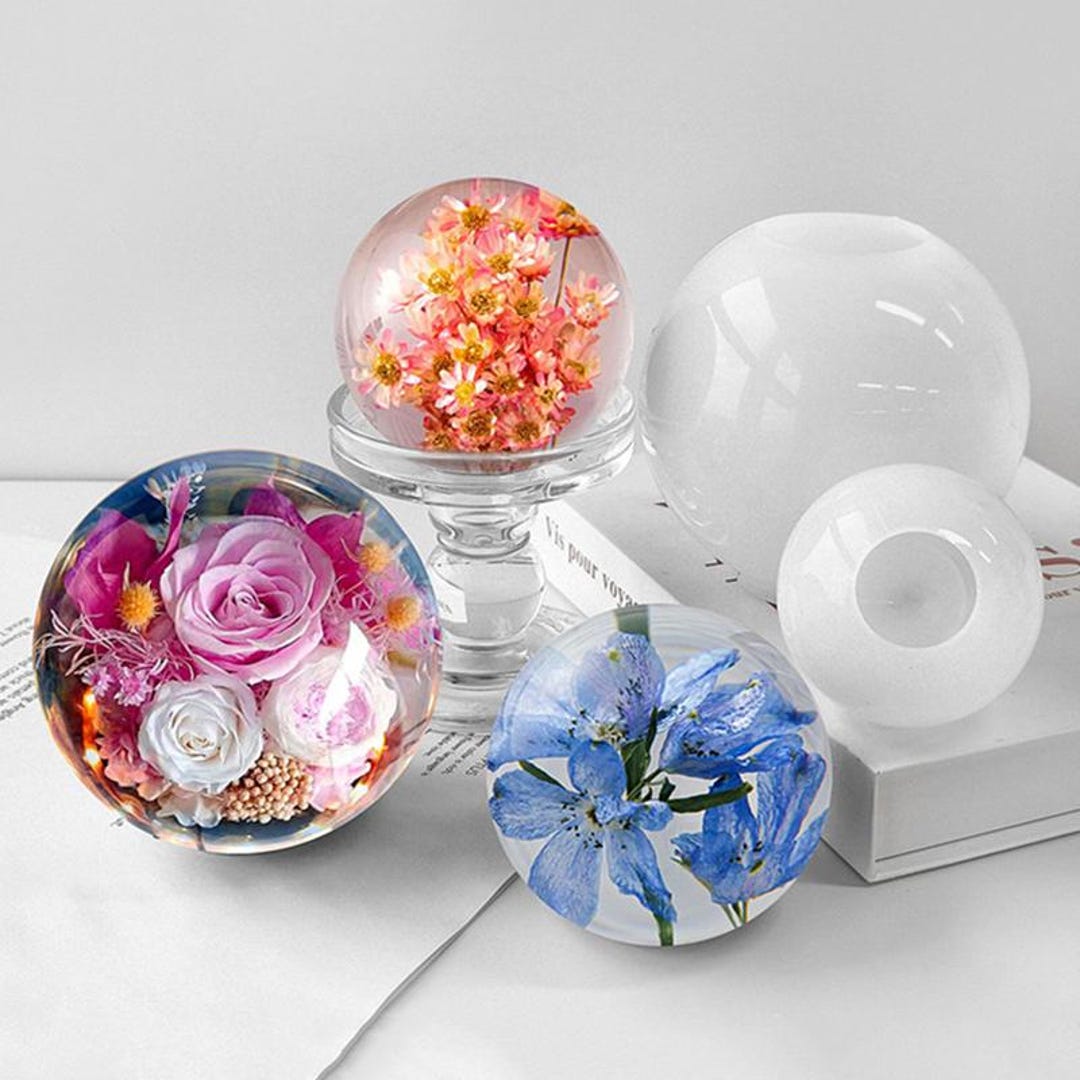 3D Sphere Silicone Mold-large Sphere Resin Mold-crystal Ball Mold ...