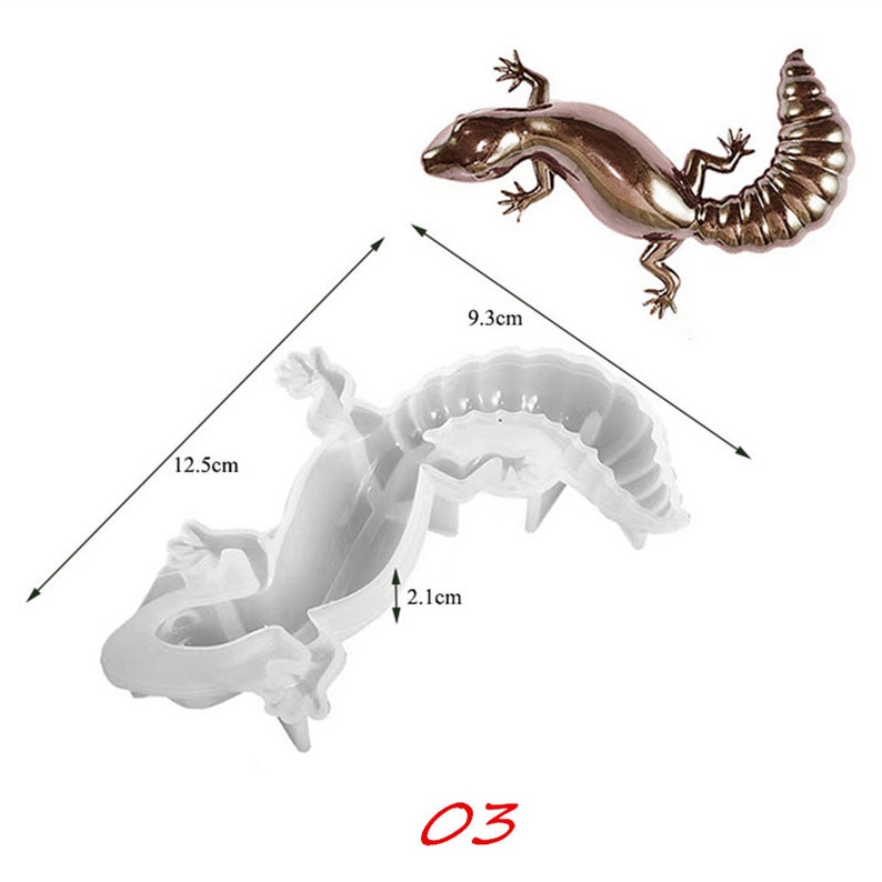 Animal Resin Silicone Mold-lizard Resin Mold-3d Frog Resin - Etsy