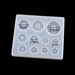 Colorful Button Silicone Mold-circular Button Resin Mold-button ...