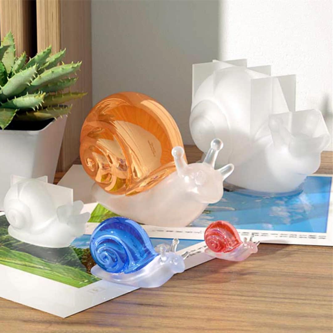 3D Snail Silicone Mold-large Snail Resin Mold-animal Snail Candle Mold ...