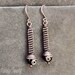 Coiled-coil Onyx Earring Copper Wire Wrapped Dangle Earrings - Etsy UK