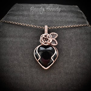 Rose Pendant Tutorial, Wire Wrap Pendant Tutorial by Handy Trendy Shop ...