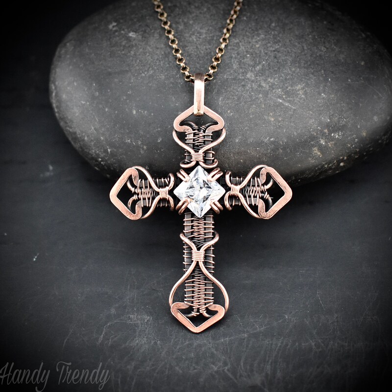 Wire Cross - Etsy